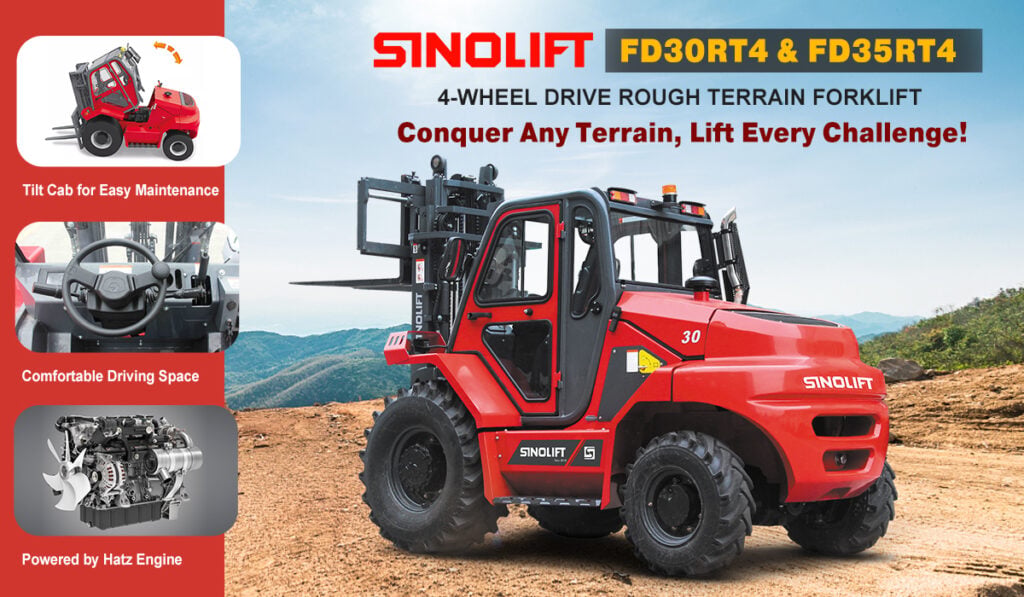 Rough Terrain Forklift Guide: Key Features & The Sinolift Advantage
